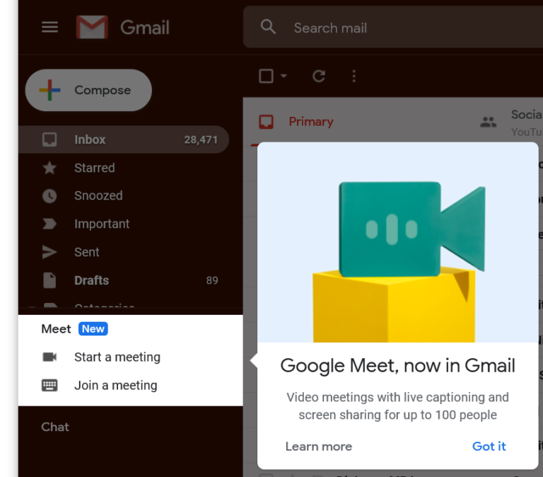GMail Is Going To Get Google Meet Integration In India, And It’s ...
